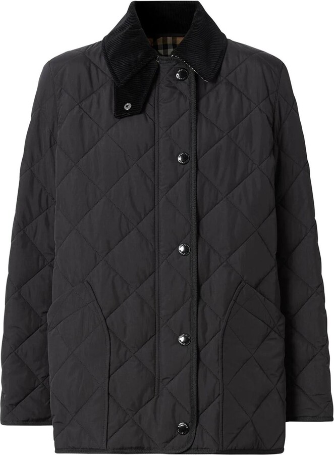 Burberry diamond quilted thermoregulated barn jacket - ShopStyle
