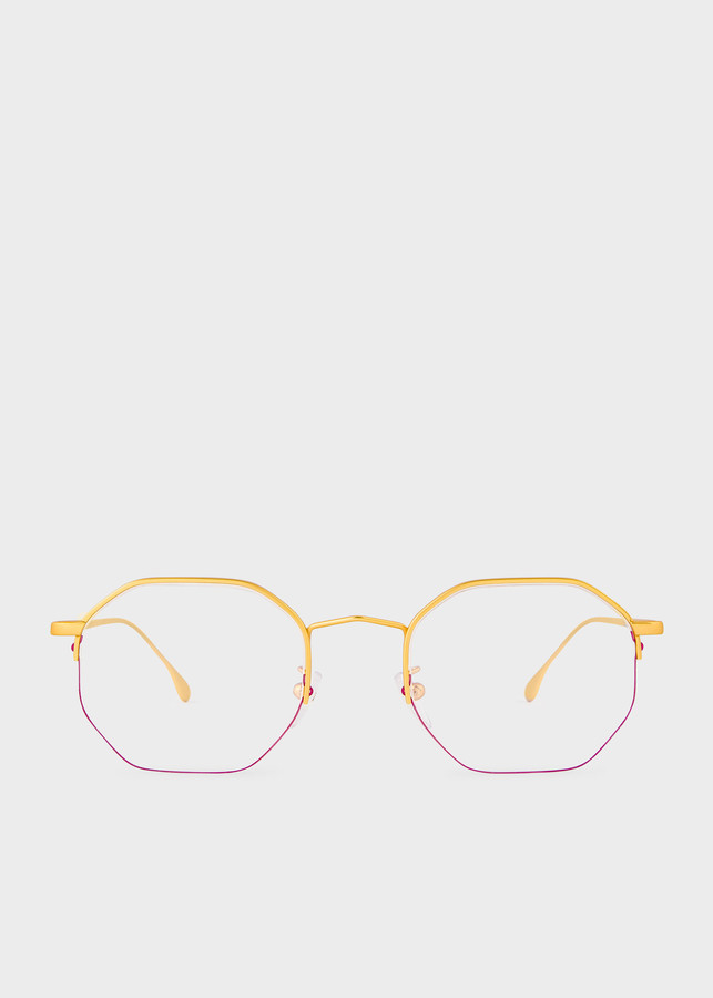 Paul Smith Matte Gold 'Brompton' Spectacles - ShopStyle Sunglasses