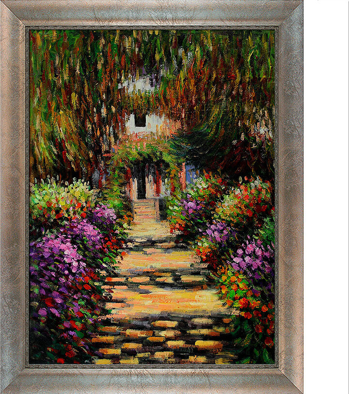 Museum Masters Garden Path At Giverny By Claude Monet - ShopStyle Artwork