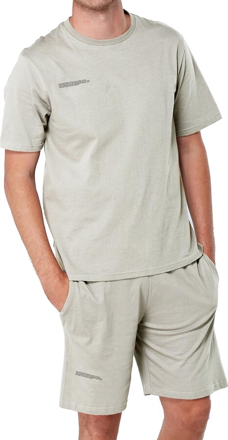 The Essentials Wardrobe Mens TEW Shorty Pyjamas - Stone - Medium ...