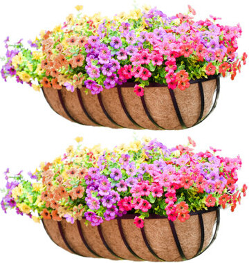 Dakota Fields 24 Inch Railing Planter Window Box Deck Balcony Rail ...