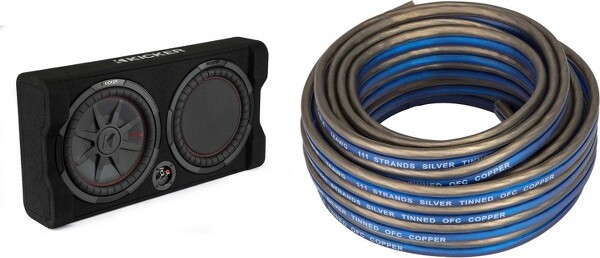 Kicker 48TRTP122 Comp RT 12" Subwoofer Enclosure Package w/ Speaker ...