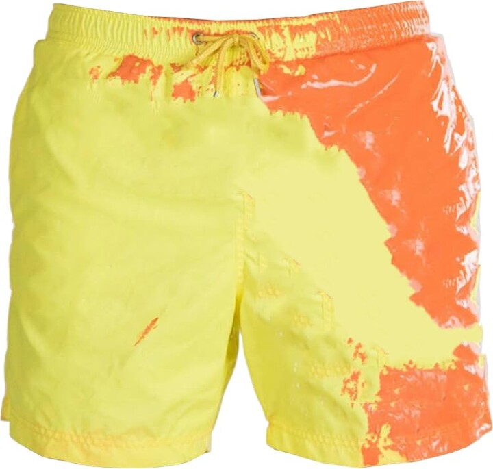 Nemopter Men's Swimming Shorts Color Changing Temperature Funny Color ...