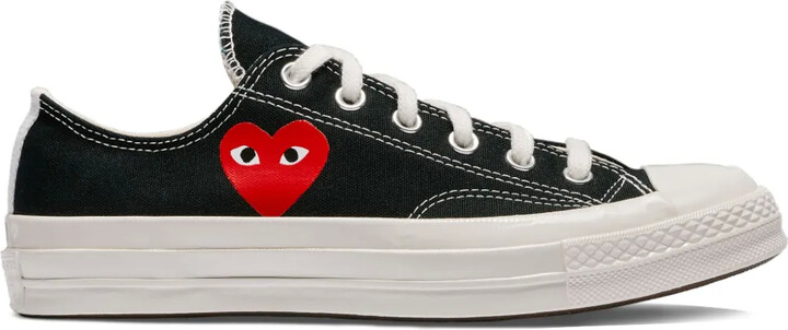 COMME DES GARÇONS PLAY X CONVERSE Single Heart Chuck '70 sneakers ...