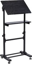 Mount-it Mobile Presentation Lectern Height Adjustable Multi Purpose ...