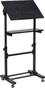 Mount-it Mobile Presentation Lectern Height Adjustable Multi Purpose ...
