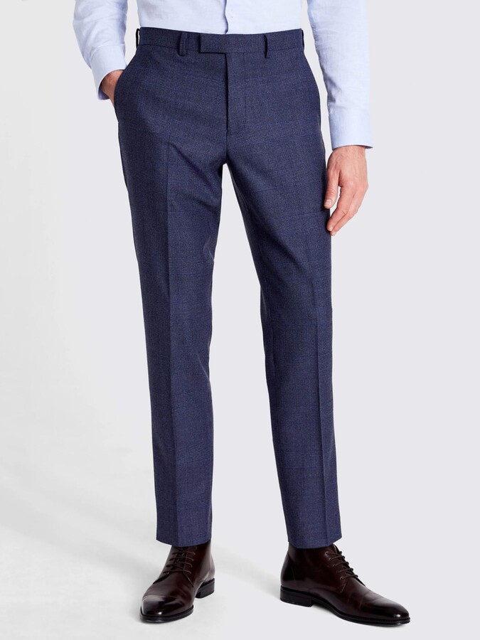 Moss Tailored Fit Check Trouser - ShopStyle