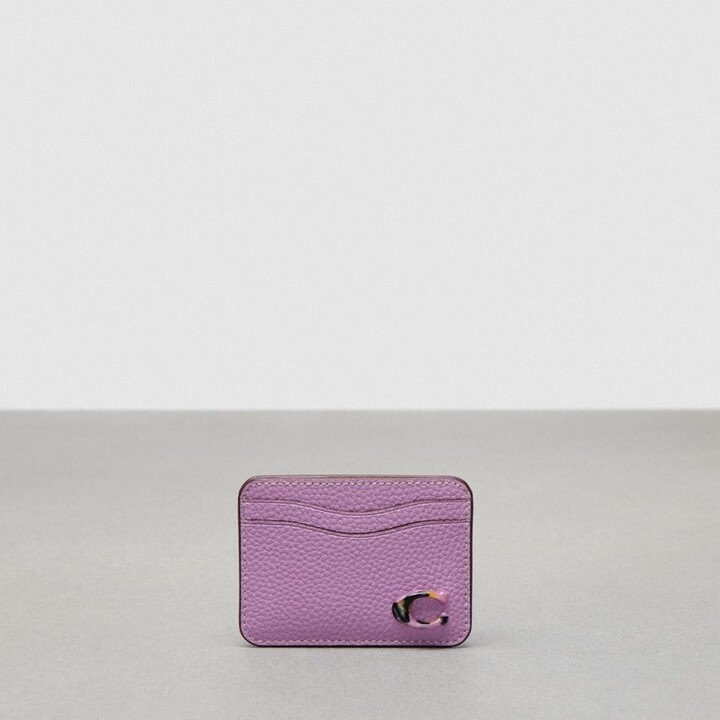 Coach Wavy Card Case In Coachtopia Leather - ShopStyle