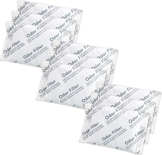 QUALIAZERO 9PK Natural Activated Coconut Charcoal Odor Absober Filter ...