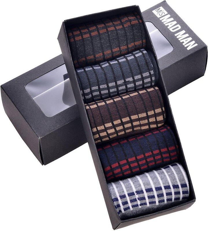 Mad Man Father's Day Dashed Boxed Socks - ShopStyle