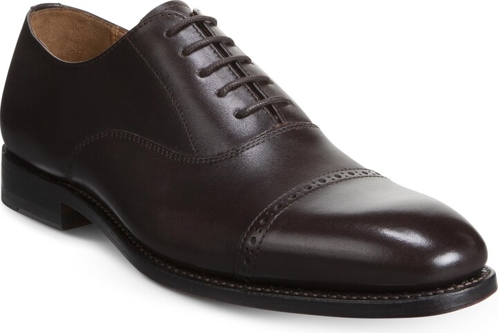 Allen Edmonds Mens Brady Cap Toe Oxford Chestnut Leather 11.5 D ...