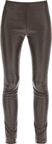 Drome leather leggings - ShopStyle