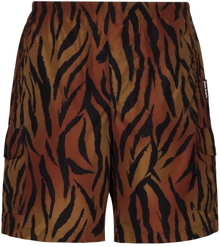 Palm Angels Tiger Print Swim Short - ShopStyle