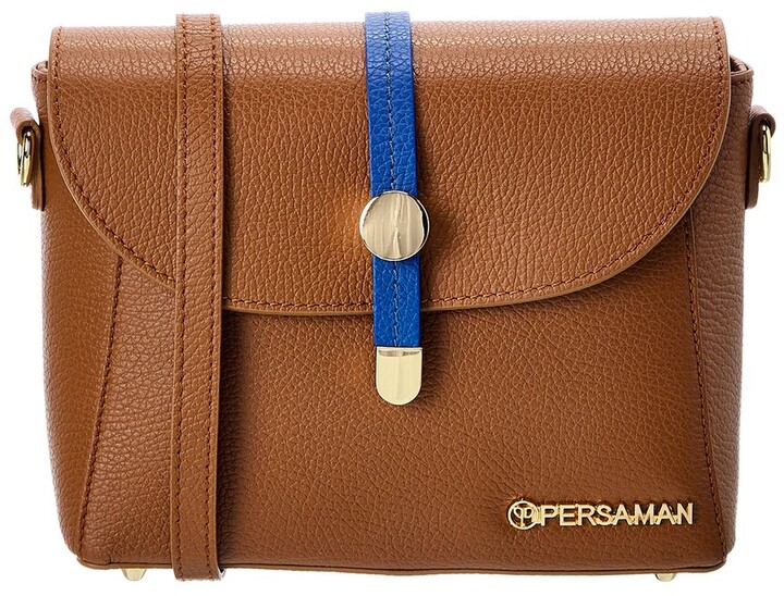 Persaman New York Olivia Two-Tone Leather Crossbody - ShopStyle ...