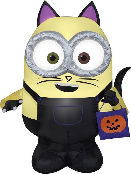 Gemmy Airblown Inflatable Minion Bob in Cat Costume Universal , 4 ft ...