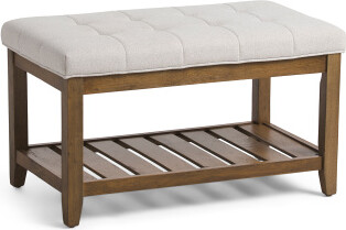 TJMAXX Bench With Storage Shelf - ShopStyle