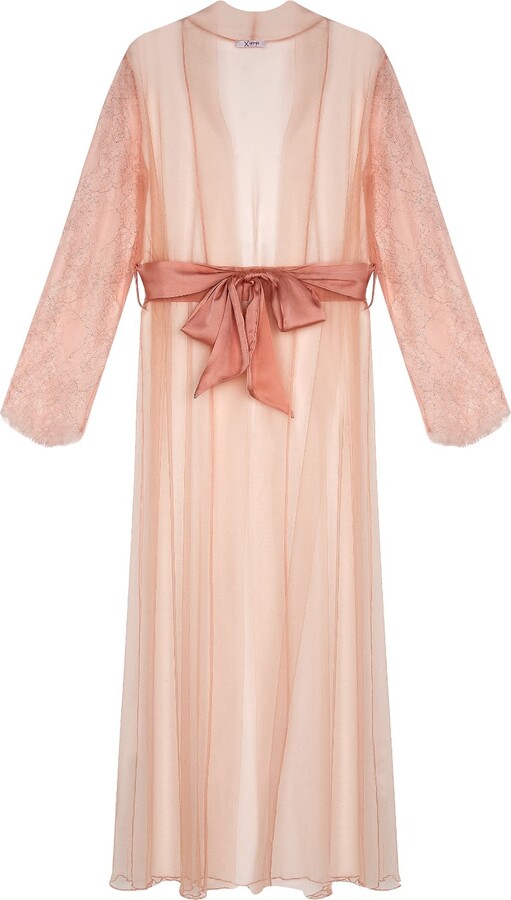 X Intima Women's Rose Gold Perfect Blend Robe - ShopStyle Lingerie ...