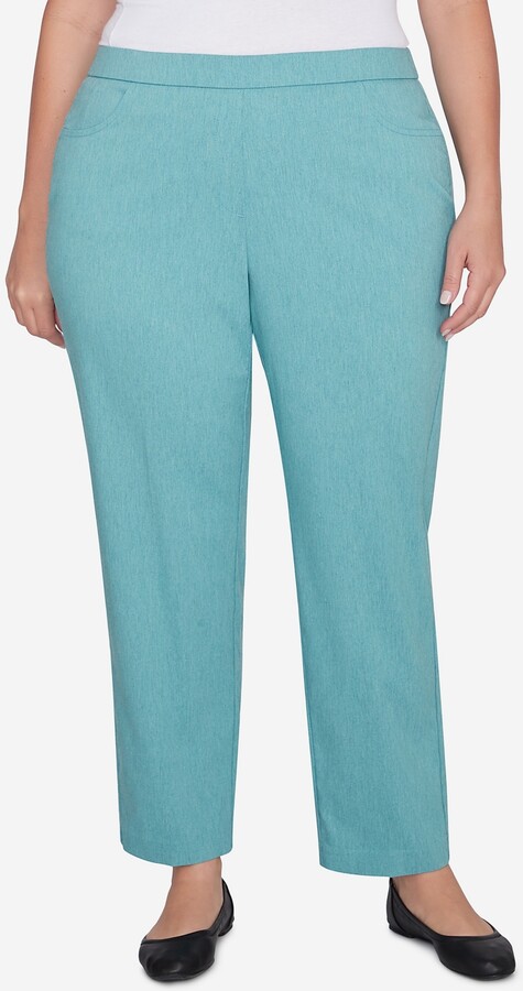 Alfred Dunner Plus Size Lake Victoria Pull-On Millennium Short Length ...