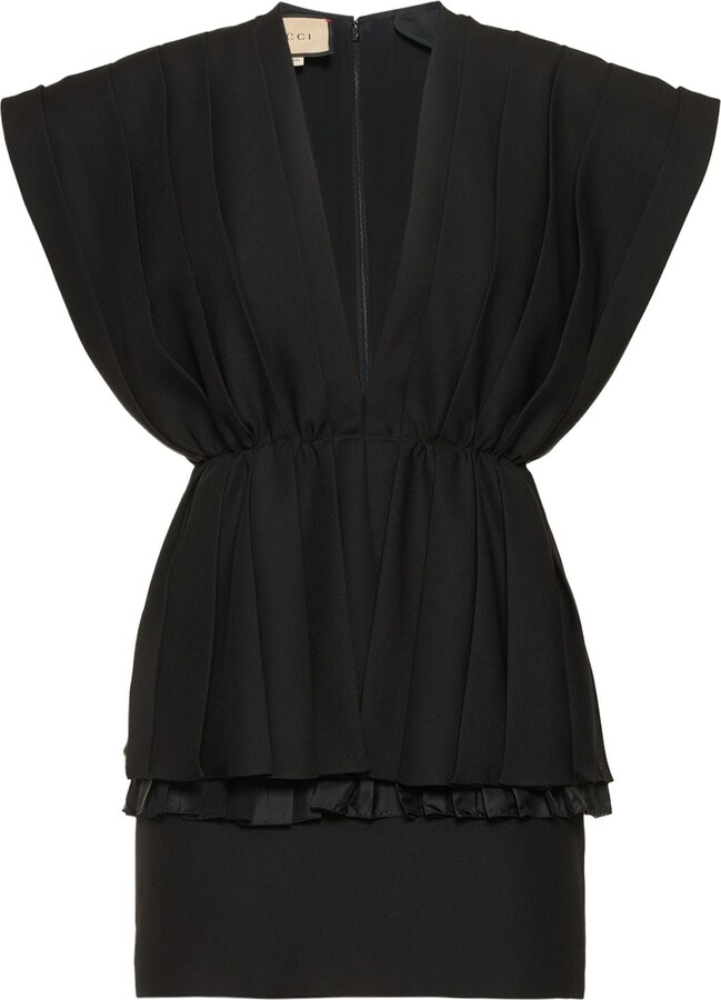 Gucci Wool mini dress - ShopStyle