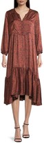 Johnny Was Rust Asteria Tiered Dress - ShopStyle