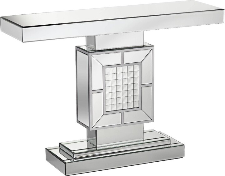 Studio 55D Modern Glam Mirrored Rectangular Console Table 44" x 13 ...