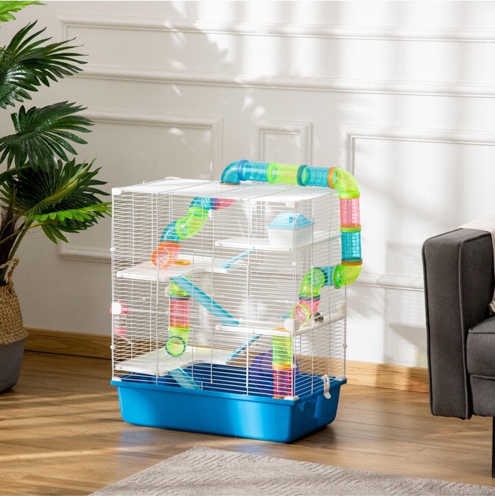 Simplie Fun Extra Large 23" Hamster Cage with Tubes and Tunnels ...