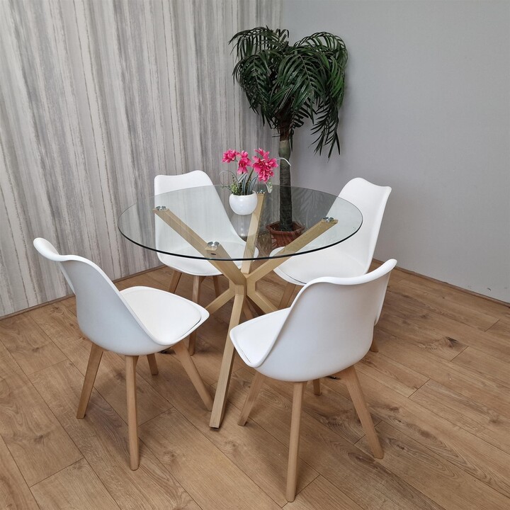 KOSY KOALA Dining Table Set with 4 Chairs Dining Room, and Kitchen ...