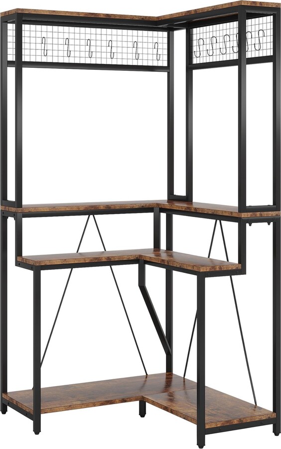 Tribesigns Corner Baker s Rack for Kitchen, Kitchen Storage Rack with ...