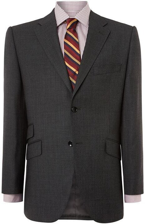 Howick Tailored Crawford birdseye suit jacket - ShopStyle