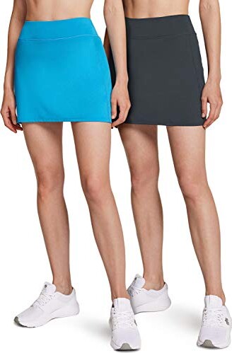 ATHLIO 1 or 2 Pack Women's Athletic Skorts Active Tennis Skirts ...