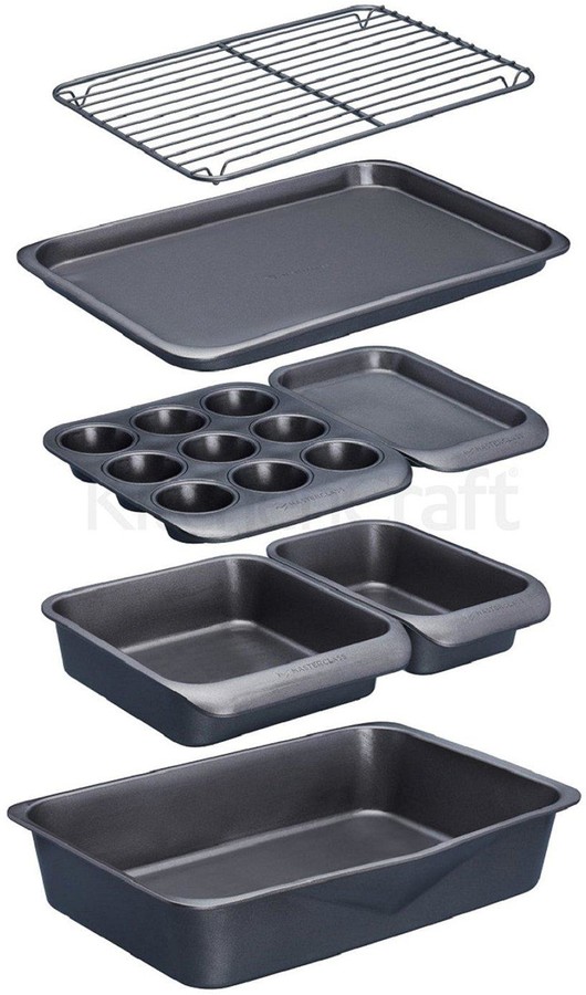 Master Class Smart Space 7-Piece Stackable Non-Stick Bakeware Set ...