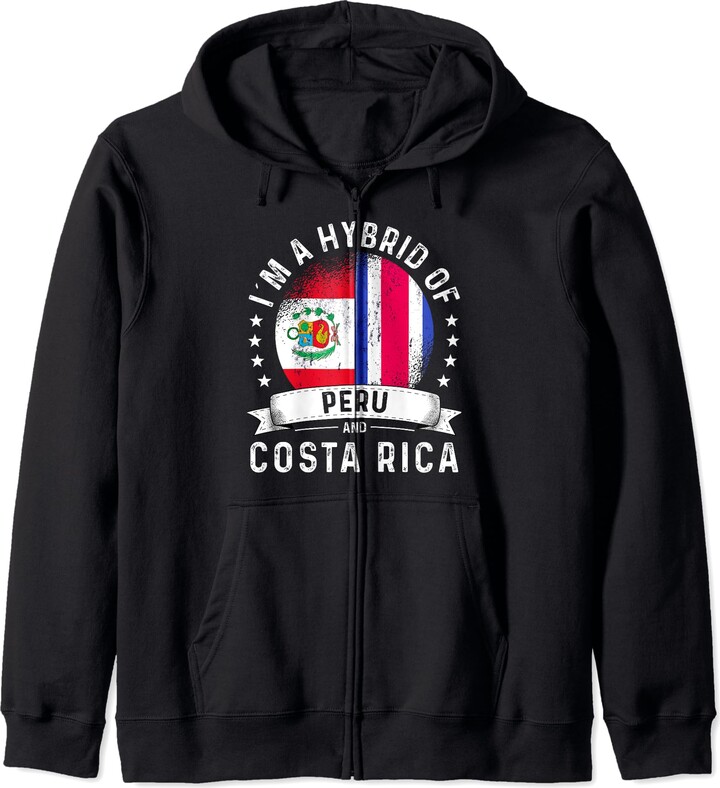 Peruvian Costa Rican Roots Hispanic Heritage Month Peru Flag Costa Rica ...