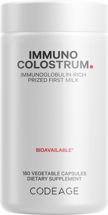 Codeage Colostrum Supplement, Immunoglobulin-Rich Grass-Fed Colostrum ...