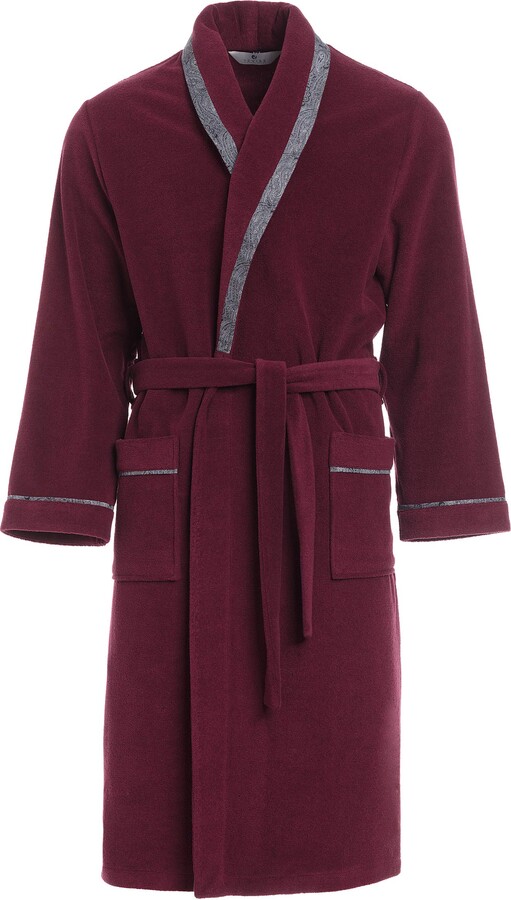 Revise RE-400 Men's dressing gown - Warm and cosy - 80% Cotton ...