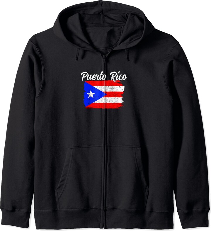 Puerto Rican Flag for proud Patriots Puerto Rico Zip Hoodie - ShopStyle ...
