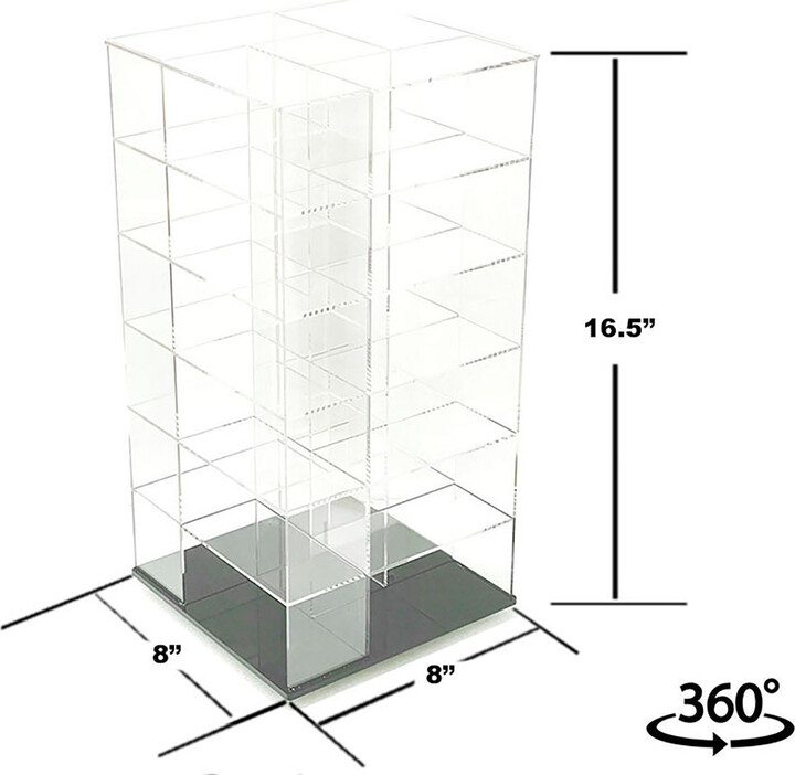 Other Showcase Large 24 Car Display Desktop Spinner with Mirror Back ...