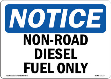 SignMission Non-Road Diesel Fuel Only Sign - ShopStyle Home Office