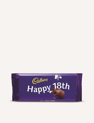 CADBURY 18th Birthday Dairy Milk chocolate bar 110g - ShopStyle Food ...