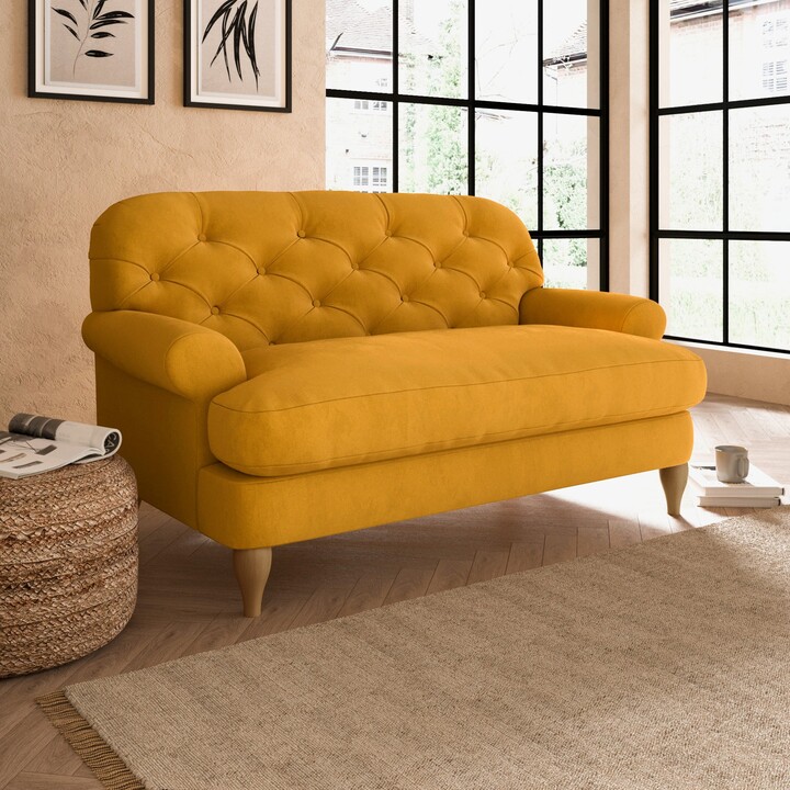 The Edited Life Canterbury Snuggle Chair Gold - ShopStyle Armchairs ...