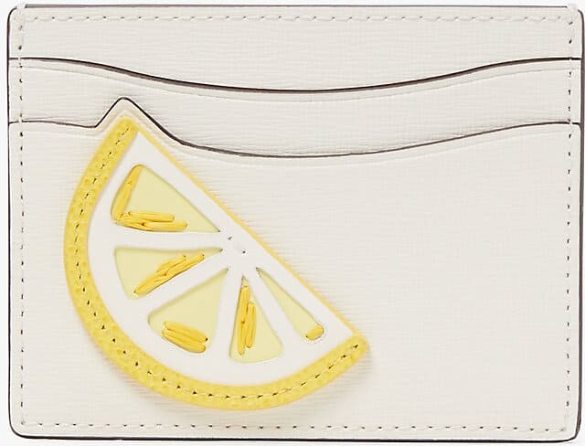 Kate Spade Lemon Drop Appliqué Cardholder - ShopStyle