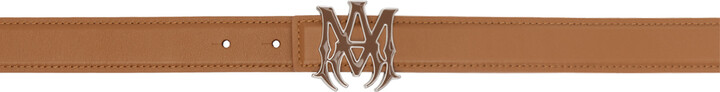 Amiri Tan 'MA' Belt - ShopStyle