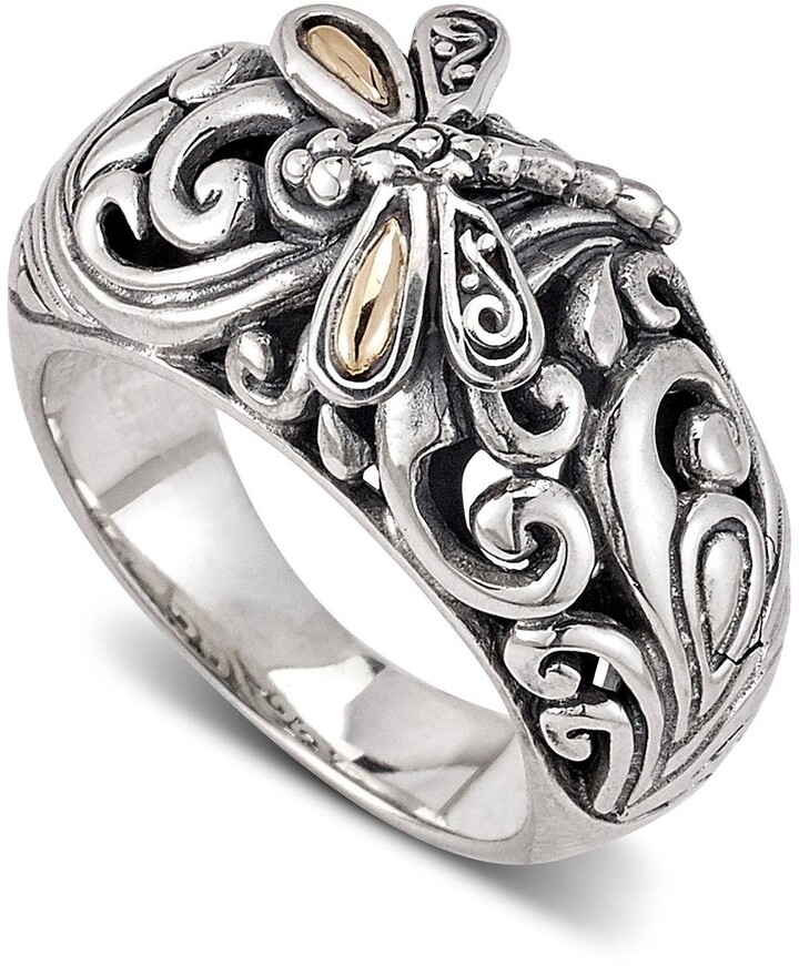 Samuel B. Sterling Silver & 18K Gold Dragonfly Ring - ShopStyle