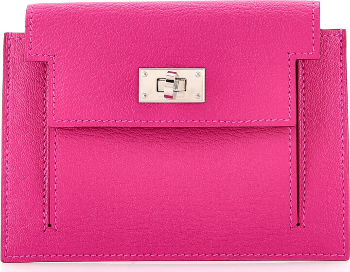 Hermes Kelly Pocket Compact Wallet Chevre Mysore - ShopStyle