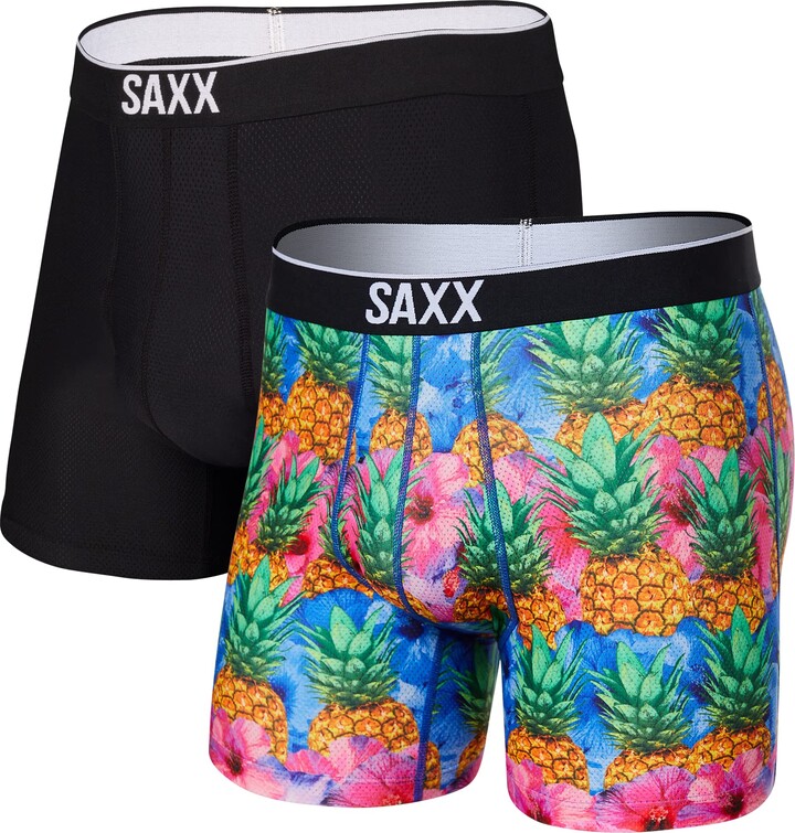 SAXX Underwear Co. SAXX 2 Pack Men's Volt Mesh Boxer Brief Multi M ...
