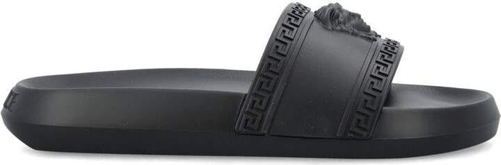 Versace Palazzo sliders - ShopStyle Flip Flop Sandals