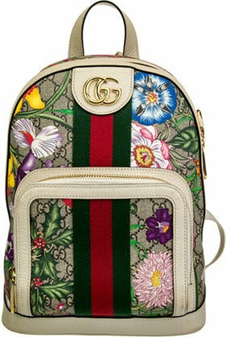 Gucci GG Supreme Flora Small Ophidia Backpack - ShopStyle
