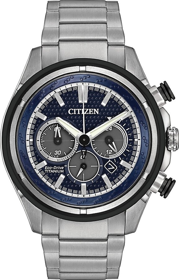 Citizen Eco-Drive Super Titanium Chronograph Watch - ShopStyle