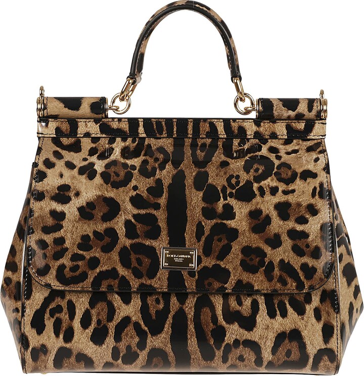Dolce & Gabbana Leopard Sicily Tote - ShopStyle