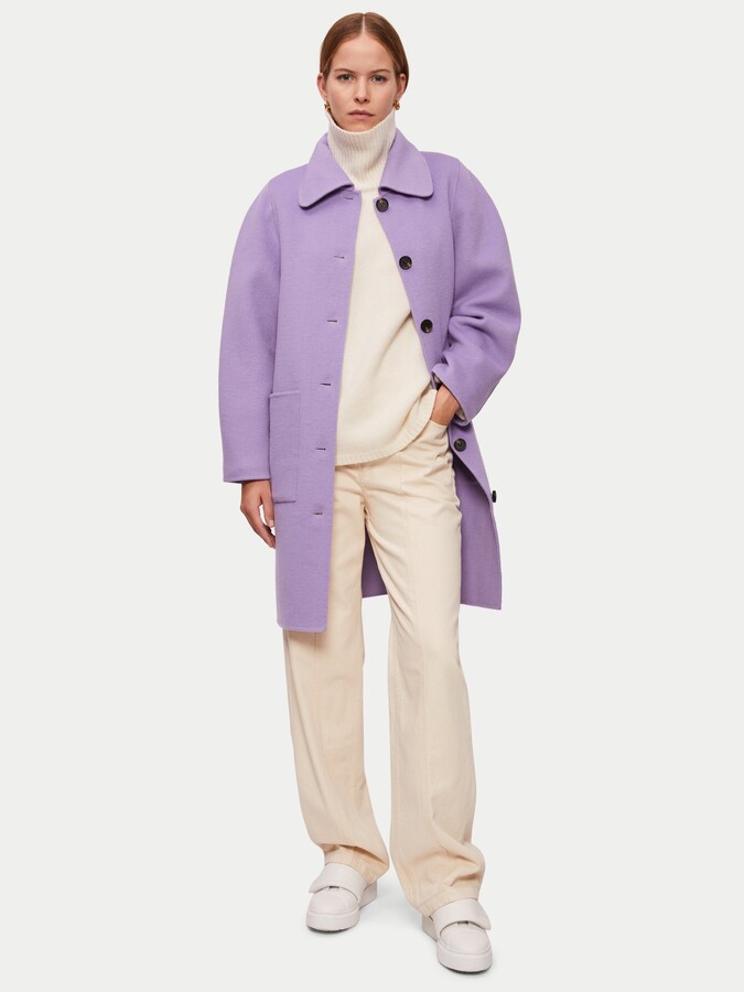 JigsawJigsaw Double Faced Collar Coat - ShopStyle