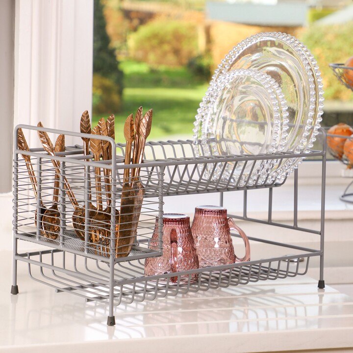 Dibor Traditional Two Tier Kitchen Dish Drying Rack - ShopStyle